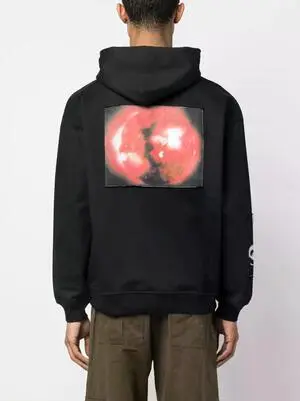 RASSVET Drawstring Cotton Hoodie With Graphic Prints