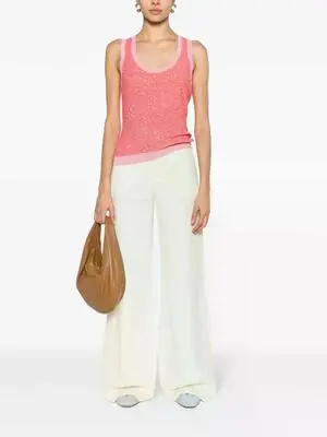 Jacob Cohen Speckle-knit Tank Top - Red