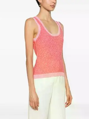 Jacob Cohen Speckle-knit Tank Top - Red