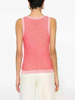 Jacob Cohen Speckle-knit Tank Top - Red