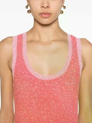 Jacob Cohen Speckle-knit Tank Top - Red
