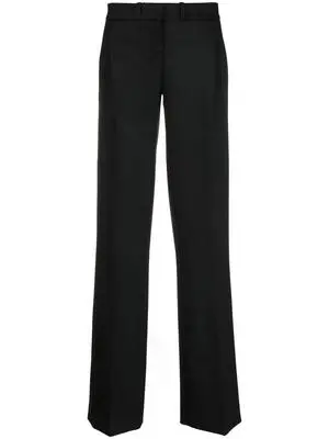 Coperni High-waisted Straight-leg Trousers - Black