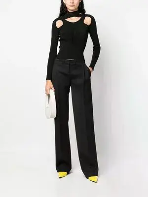 Coperni High-waisted Straight-leg Trousers