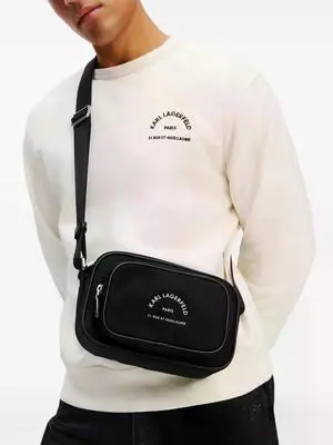 Karl Lagerfeld Rue St-guillaume Shoulder Bag - Black