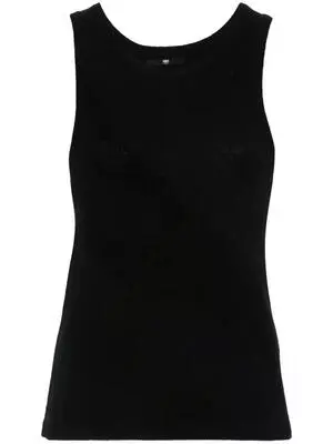 Max & Moi Sleeveless Cashmere Top - Black