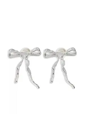 Marni Tone Bow Motif Earrings