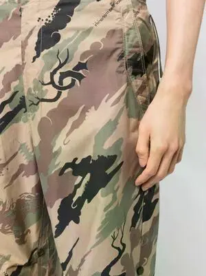 MAHARISHI Bonsai Forest-print Camouflage Trousers - Brown