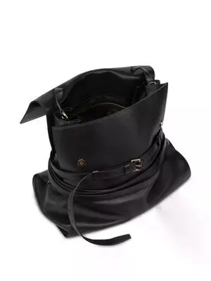 Moschino Tie Me Shoulder Bag - Black