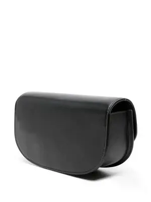 Savette Tondo Crescent Leather Crossbody Bag