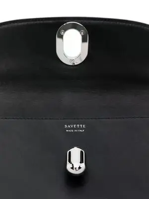 Savette Tondo Crescent Leather Crossbody Bag