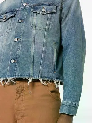 MAISON MARGIELA Raw-cut Denim Jacket