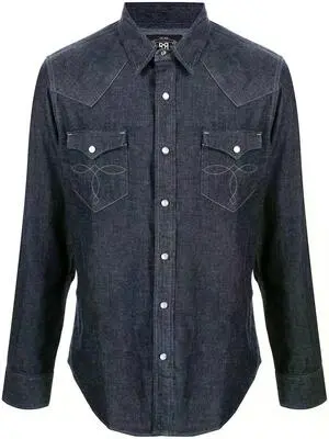 Ralph Lauren Long-sleeve Denim Western Shirt - Blue