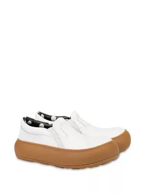 Moschino Oversized Sole Slip-on Trainers - White