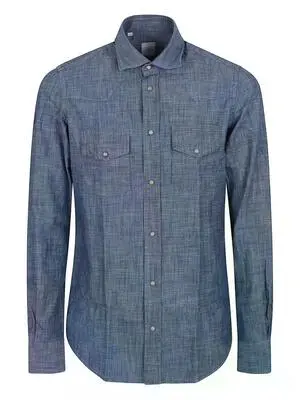 Eleventy Cotton Shirt - Blue