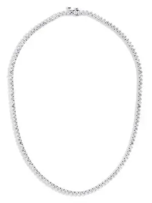 JEWELS AFICIONADO 18k White Gold Diamond Necklace - Silver
