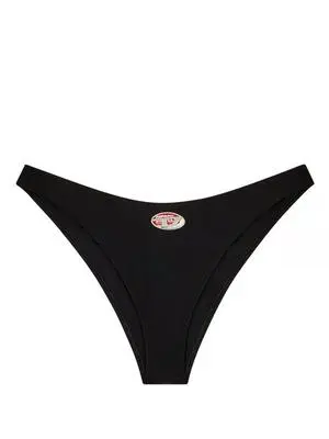 DIESEL® Bikini Bottoms With Oval D Logo Plaque