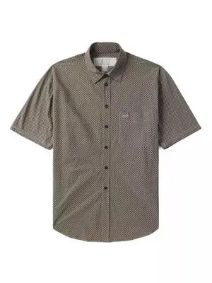ERL Check-pattern Short-sleeve Shirt - Brown
