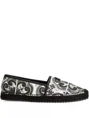 Dolce & Gabbana Majolica Print Espadrilles