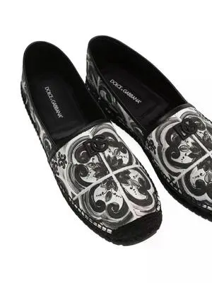 Dolce & Gabbana Majolica Print Espadrilles