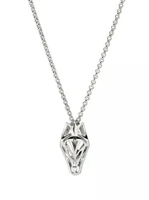 John Hardy Sterling Naga Blue Sapphire Necklace