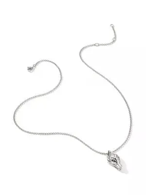 John Hardy Sterling Naga Blue Sapphire Necklace