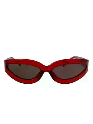 Attico Ida Cat Eye Sunglasses - Red
