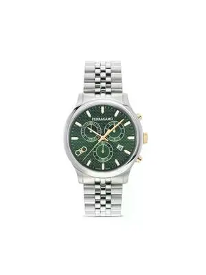 FERRAGAMO Duo Chrono 43mm Stainless Steel Watch