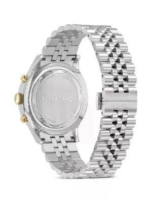 FERRAGAMO Duo Chrono 43mm Stainless Steel Watch