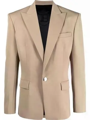 Balmain Single-breasted Wool Suit Jacket
