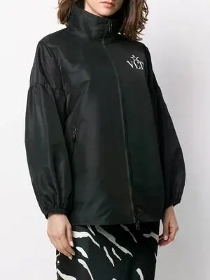 Valentino Garavani Logo Print Bomber Jacket