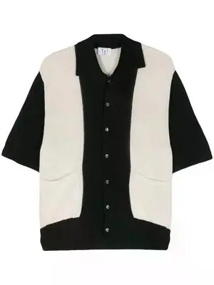 WINNIE N.Y.C Colour-block Knitted Shirt