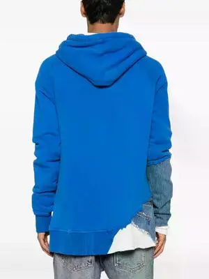 GREG LAUREN Fragment Panelled Hoodie