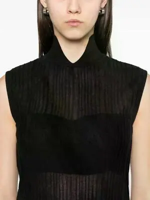 ANDREĀDAMO Ribbed Mini Dress