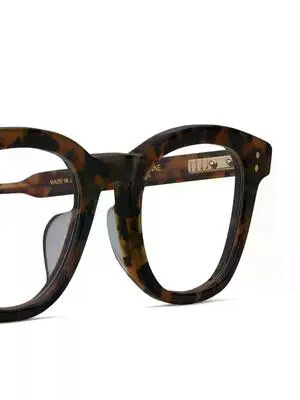 Thom Browne Rectangular-frame Sunglasses - Brown