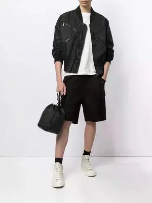 PORTS V Zip-embellished Bomber Jacket