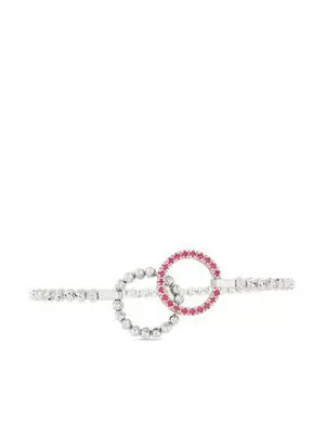 OFFICINA BERNARDI 18kt White Gold Moon Eden Ruby Bracelet