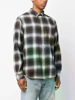 Woolrich Check-pattern Cotton Shirt - Grey