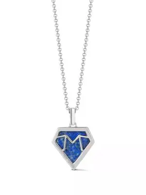 Mateo Pentagon Lapis Pendant Necklace