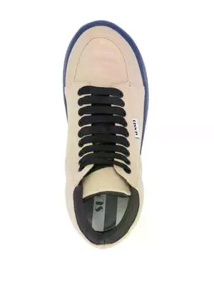 Sunnei High-top Sneakers With Logo Tag