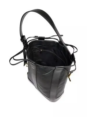 LANCEL Medium Ellesa Bucket Bag - Black