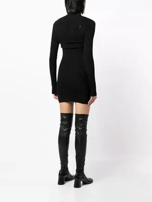 Monse Ribbed-knit Bodycon Mini Dress