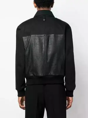 Alexander McQueen Panelled Zipped Bomber Jacket