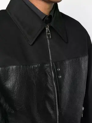 Alexander McQueen Panelled Zipped Bomber Jacket