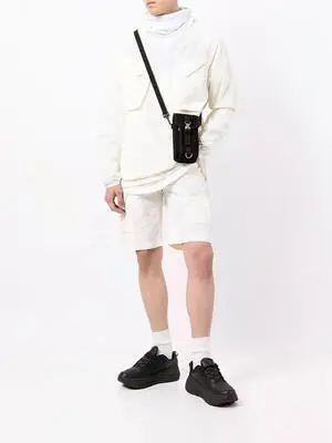 MAHARISHI Pullover Funnel-neck Jacket - White