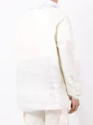 MAHARISHI Pullover Funnel-neck Jacket - White