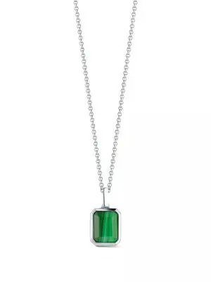 Mateo Emerald-cut Malachite Necklace
