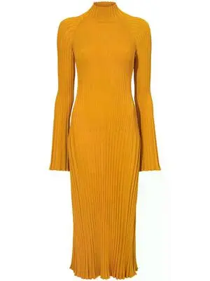 Proenza Schouler Ribbed Roll-neck Midi Dress