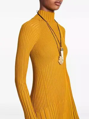 Proenza Schouler Ribbed Roll-neck Midi Dress