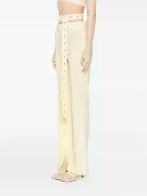 Rokh Belted Flared Trousers