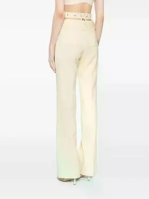 Rokh Belted Flared Trousers